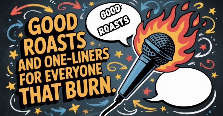 Good Roasts and One-Liners for Everyone that Burn